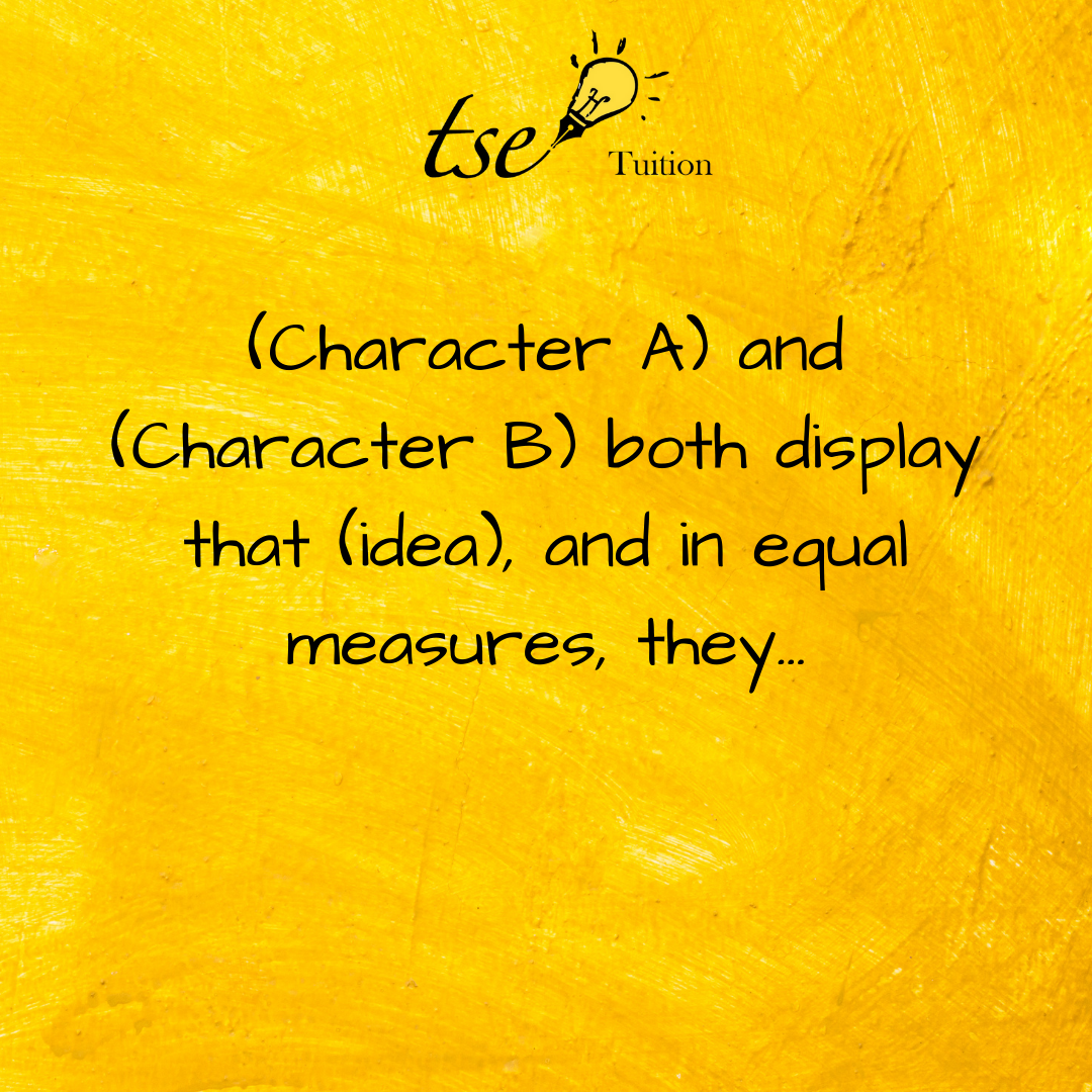 Sentence starters for the comparative essay – English Tuition that cares