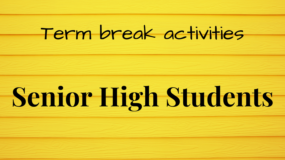 Term break writing activities for senior high students – English ...