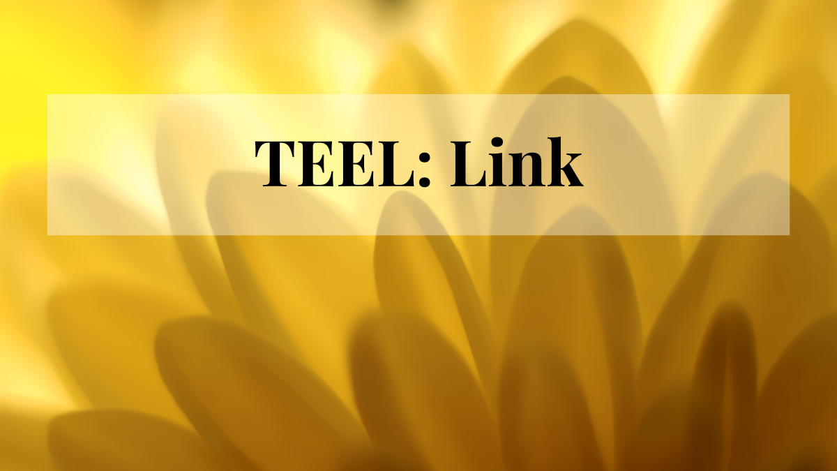 TEEL Structure: Link – English Tuition that cares